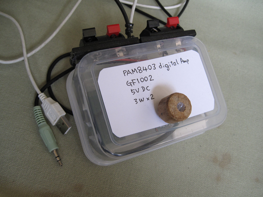 PAM8403 GF1002 ミニアンプ - jitsuyo