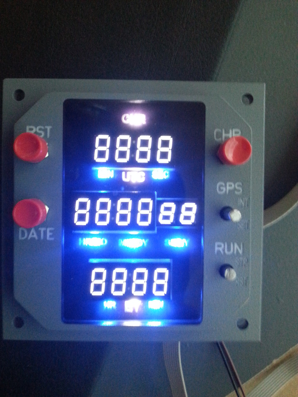 Clock Projekt - Airbus A320 Cockpit