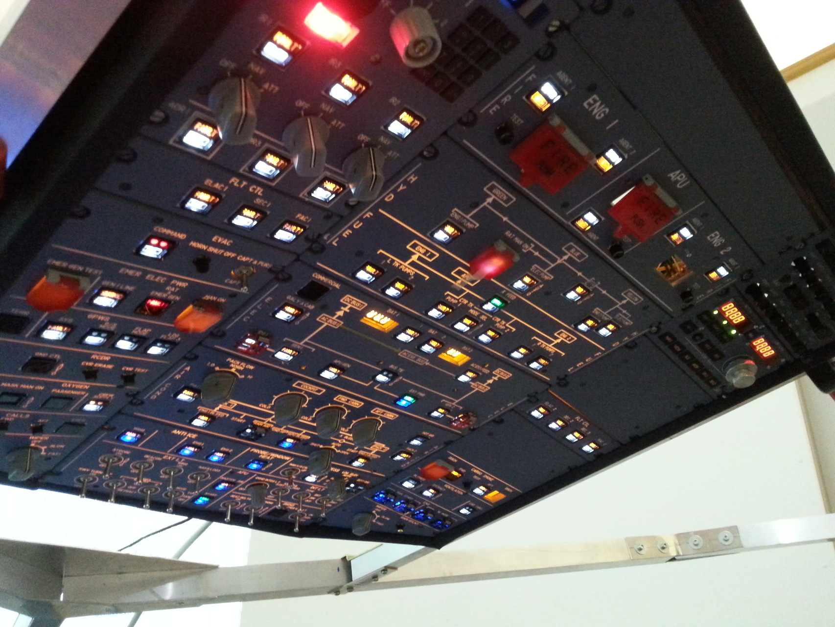Overhead V1 - Airbus A320 Cockpit