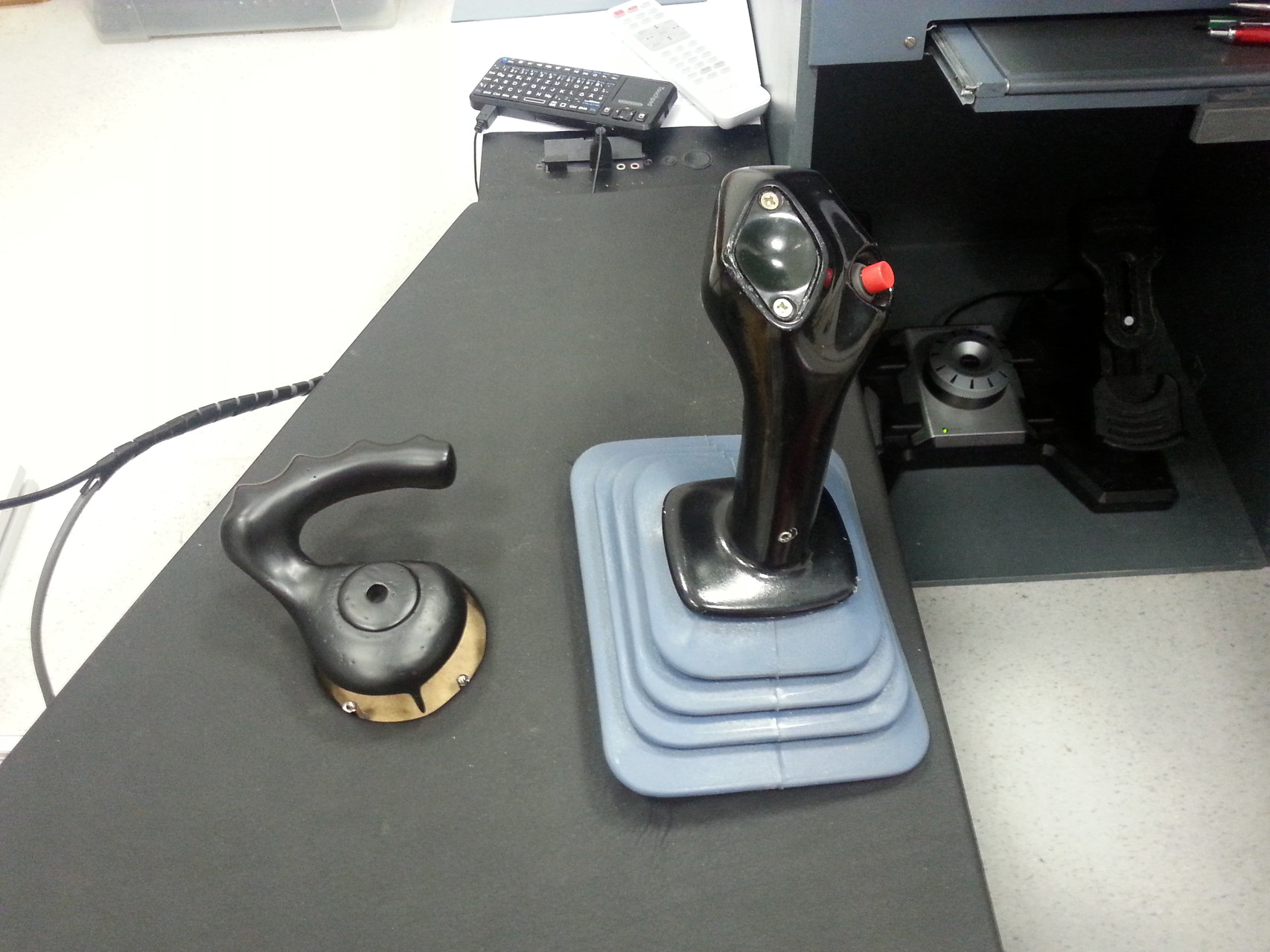 Side Stick Area - Airbus A320 Cockpit