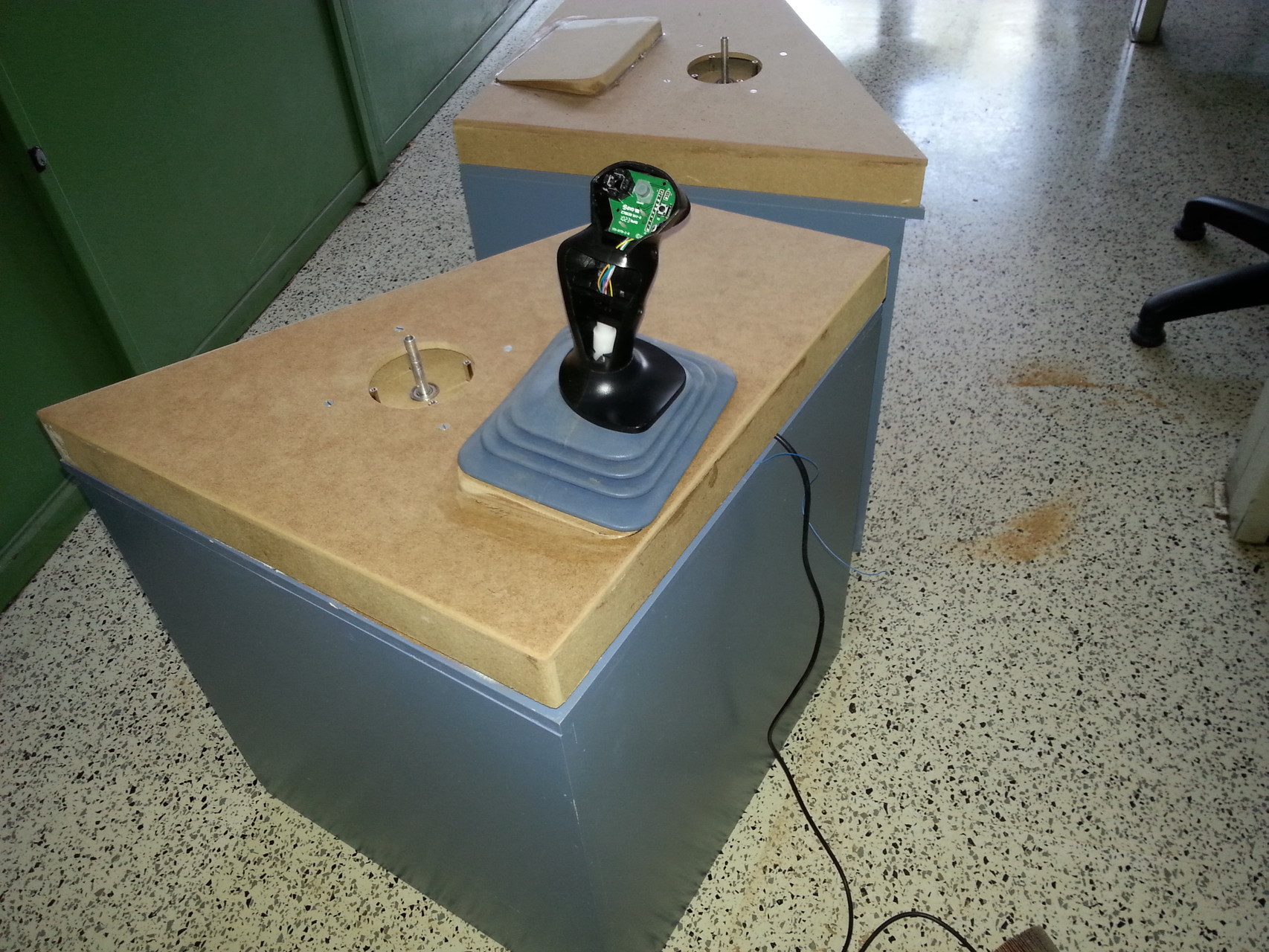 Side Stick Area - Airbus A320 Cockpit