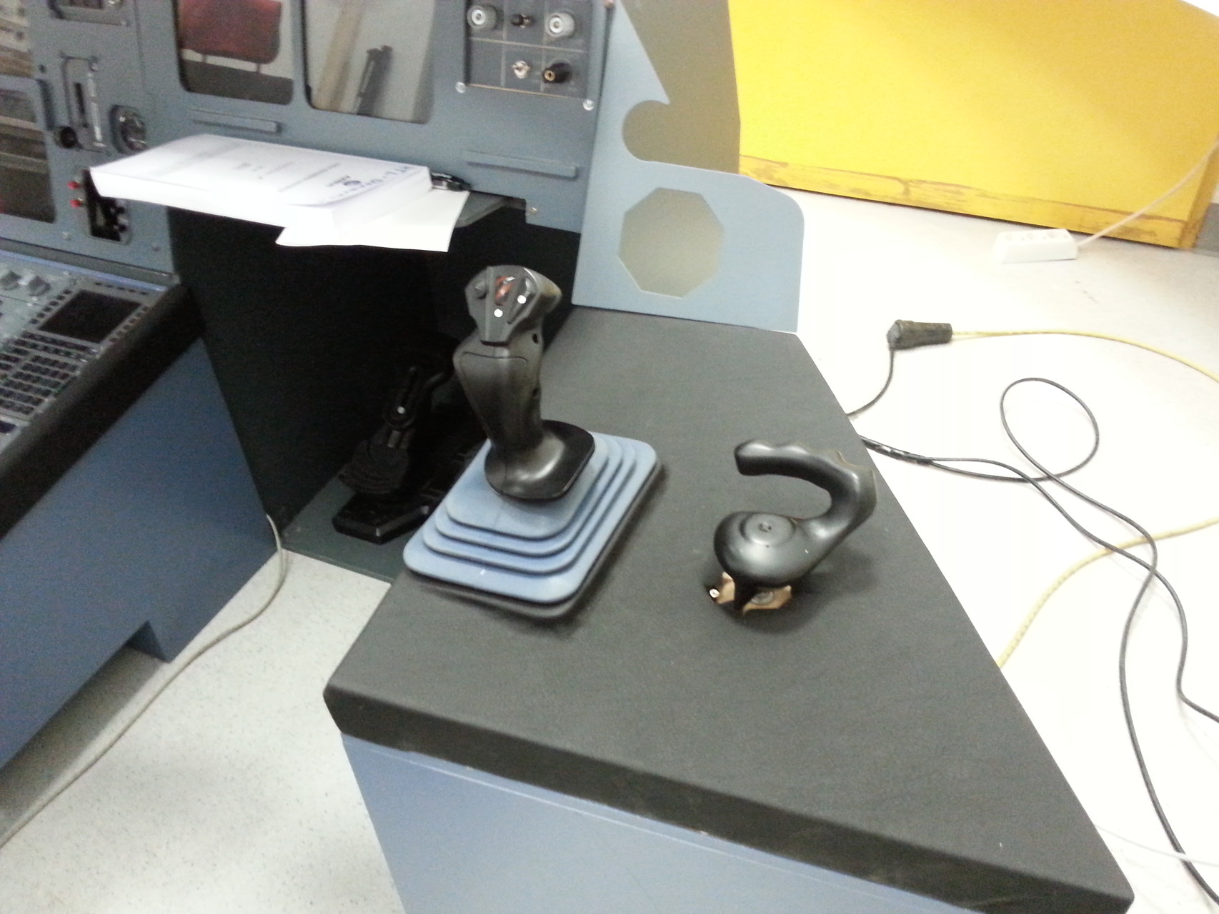 Side Stick Area - Airbus A320 Cockpit