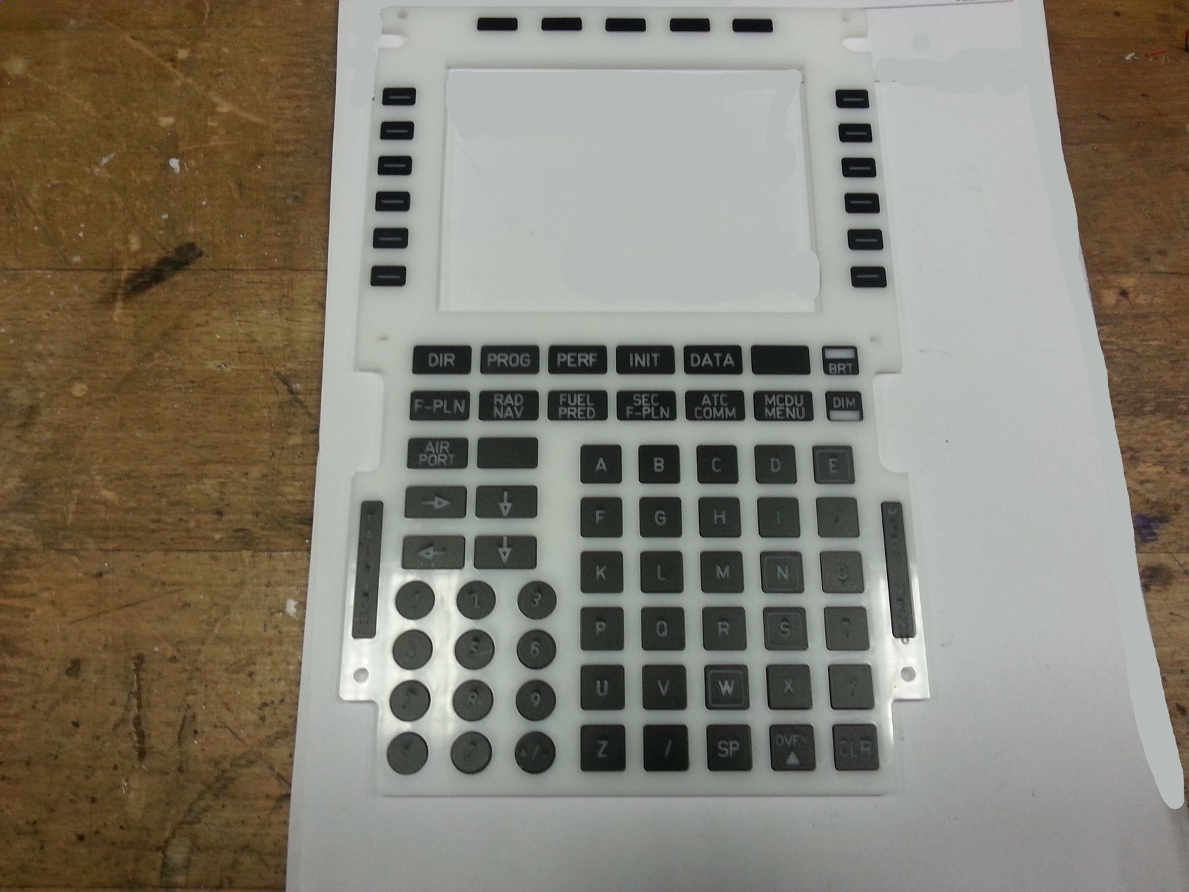 MCDU Multipurpose Control & Display Unit - Airbus A320 Cockpit