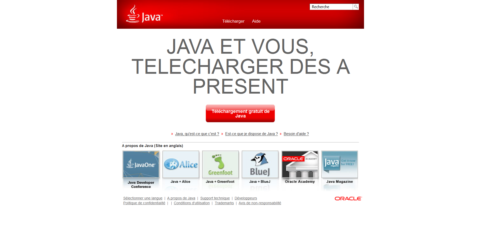 Java - Store du software