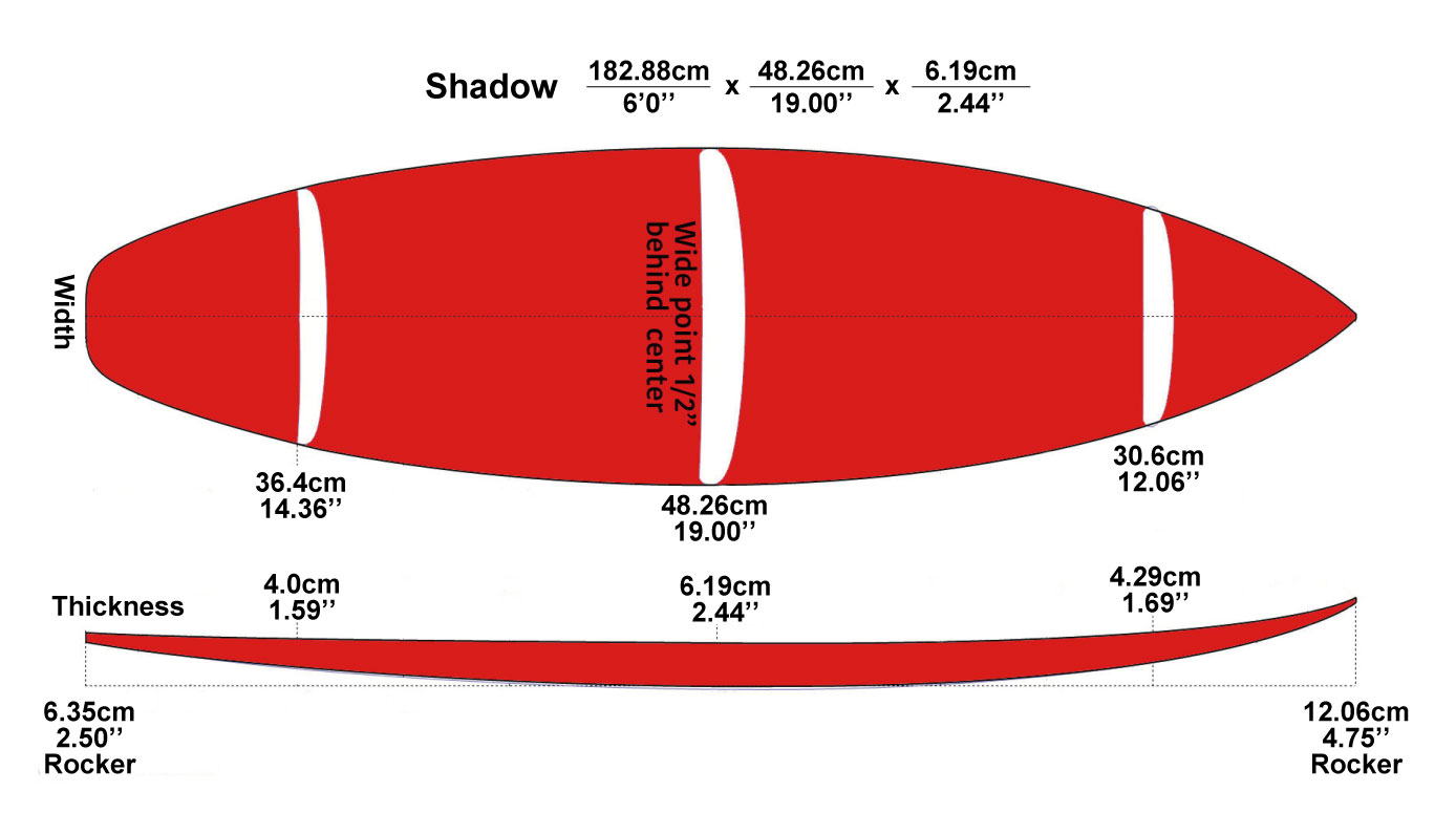 SHADOW - pyzel surfboards japan