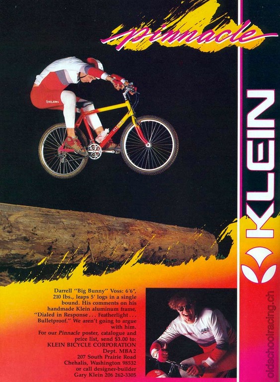 1988 Klein Pinnacle - oldschoolracing.ch - vintage Mountainbikes race ...