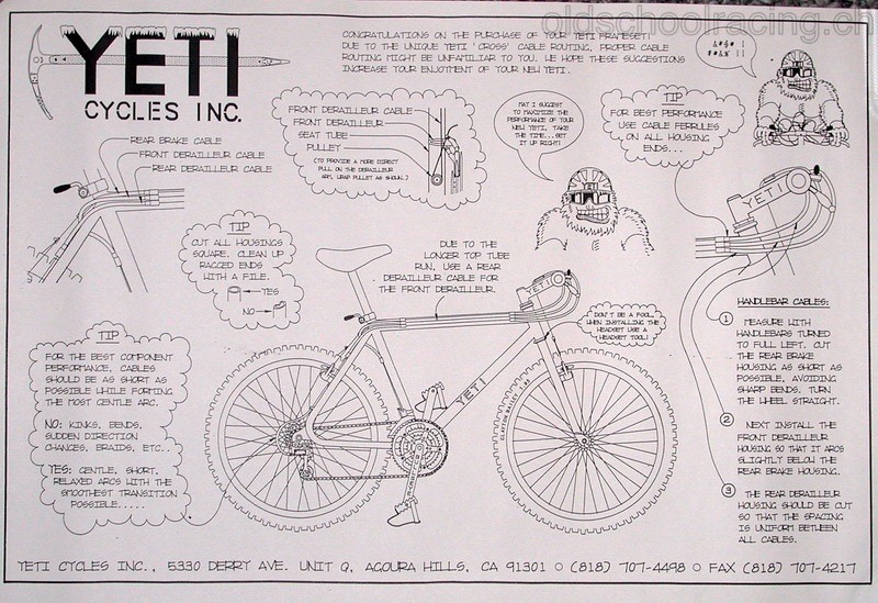 1988 Yeti FRO - oldschoolracing.ch - vintage Mountainbikes race ready!