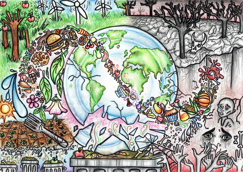 Food Waste - fgpe childrens art gallery