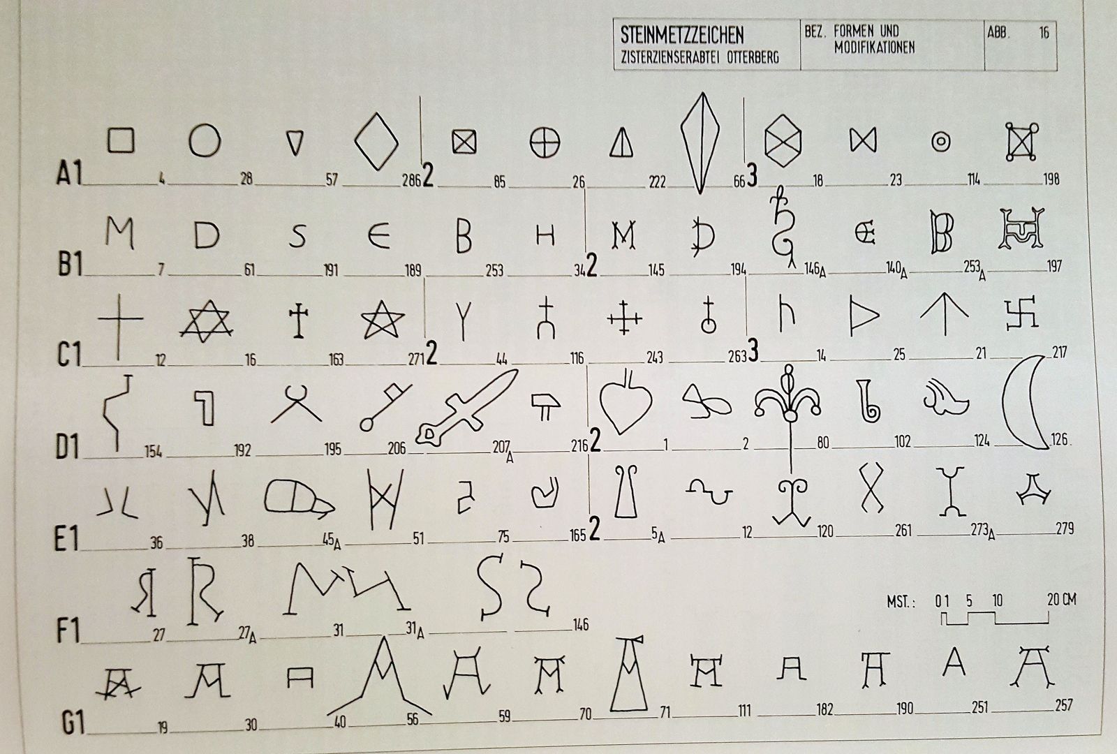 Abteikirche Otterberg Steinmetzzeichen - Otterberg 24