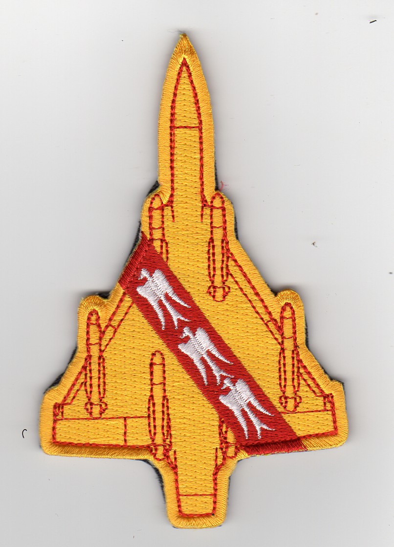 French Air Force patch silhouette EC 3/30 ´Lorraine´ Mirage 2000C RARE ...