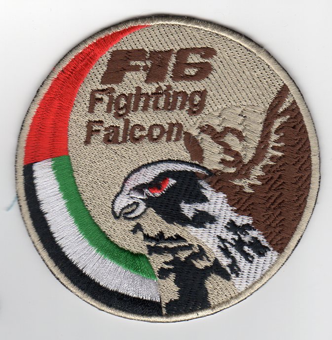 United Arab Emirates Air Force patch F-16 swirl - Spotters-corner ...