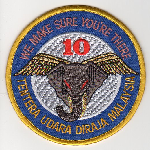RMAF patch 10 Skuadron ´Elephant Tusk´ version 2 - Spotters-corner ...