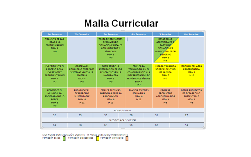 Plan de estudios modular - Sistema Autoplaneado de Educación Tecnológica Agropecuaria