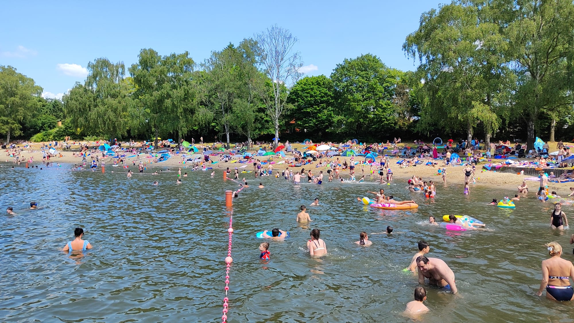 Mediadaten Strandbad Farmsen - Strandbad Farmsen; Naturbad mit Sandstrand