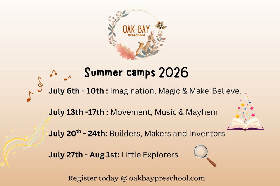Summer Camp 2024 - Oak Bay Preschool