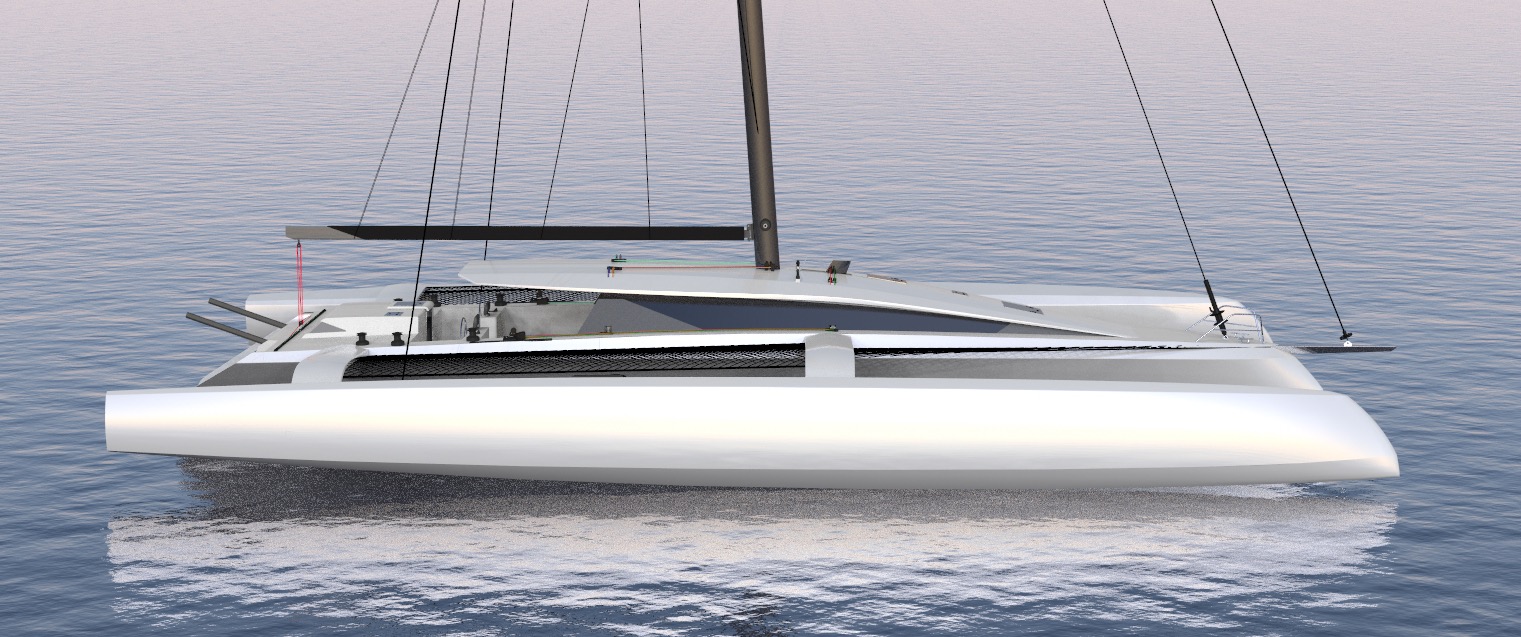 20m LOA Custom Trimaran - Catamarans and Trimaran Designs by Grainger ...