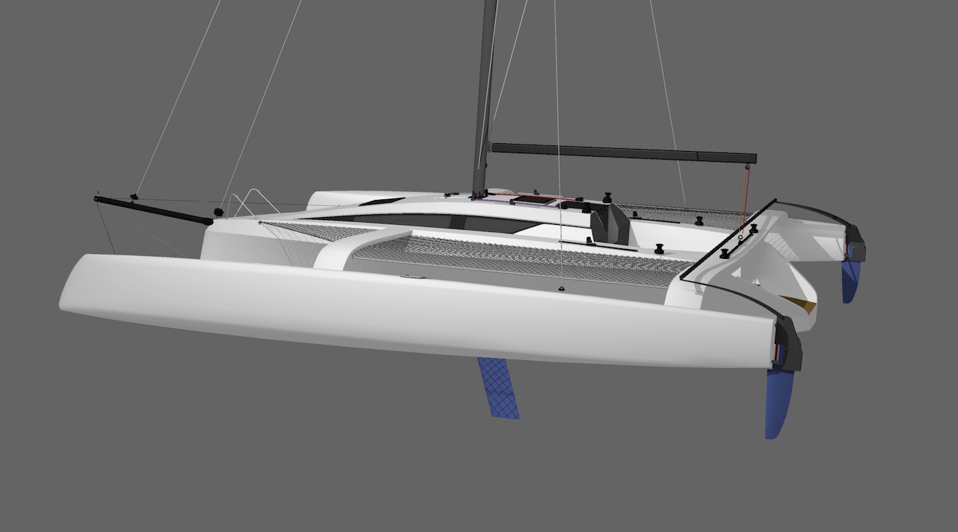 TR42 Performance Trimaran - Catamarans and Trimaran Designs by Grainger ...