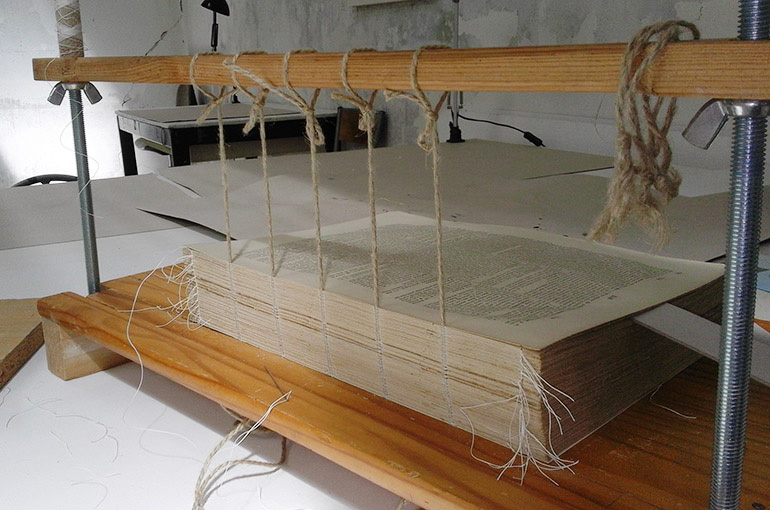 la reliure - Atelier Graphomane reliure et restauration