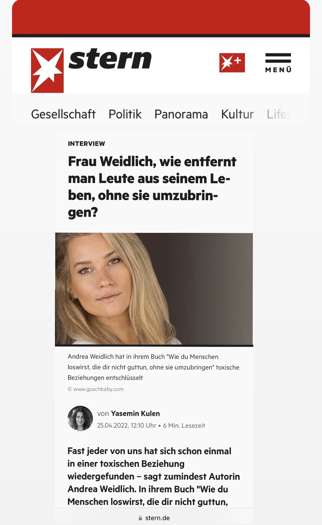 guschbaby - der geile Scheiß vom Glücklichsein - Andrea Weidlich ...