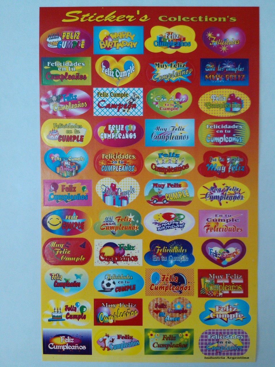 ALBUMES DE STICKERS - tarjetas pablo alejandro