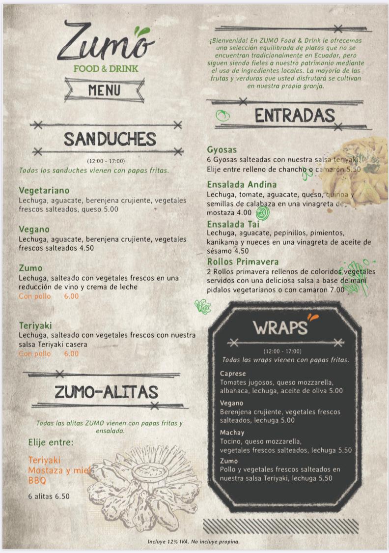 MENU - Asian-Ecuadorian Restaurant