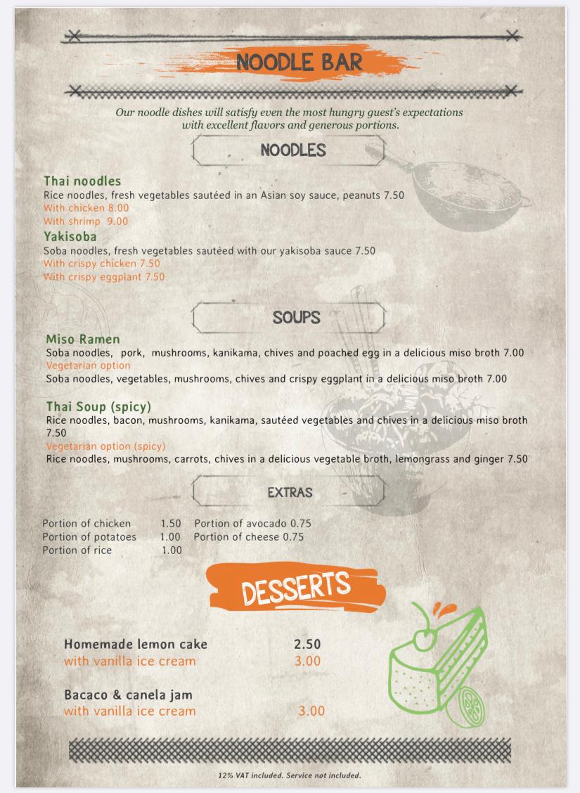 MENU - Asian-Ecuadorian Restaurant