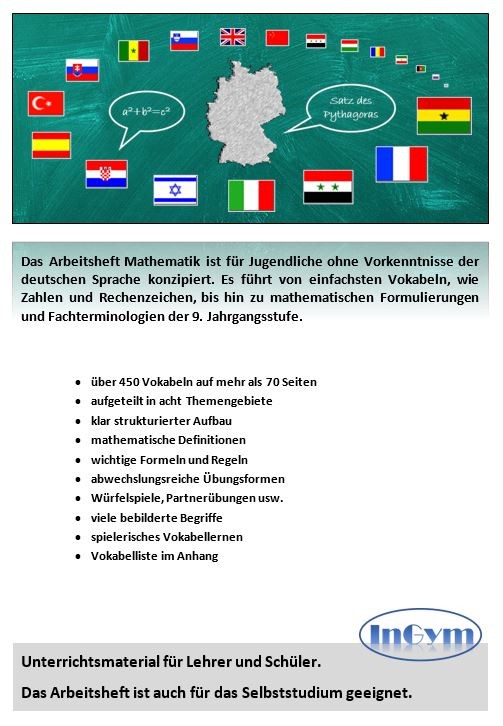 Mathematik - Deutsch als Zweitsprache oder Fremdsprache - Arbeitsheft ...