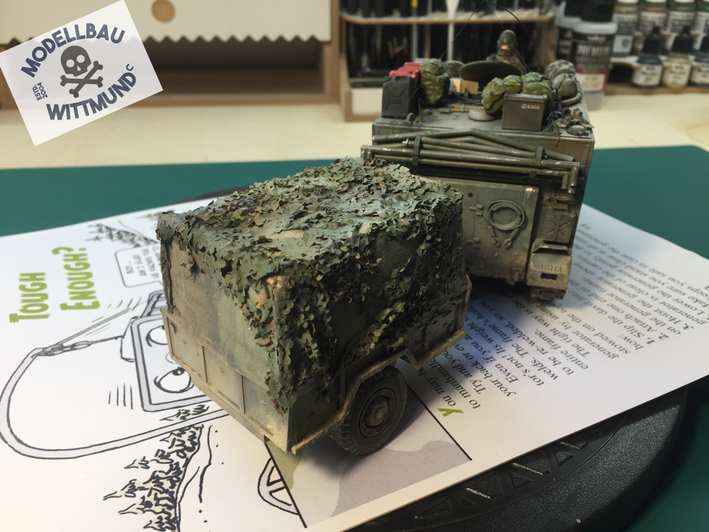 M577 Armored Command Post w/ M101 Trailer - modellbauwittmunds Webseite!