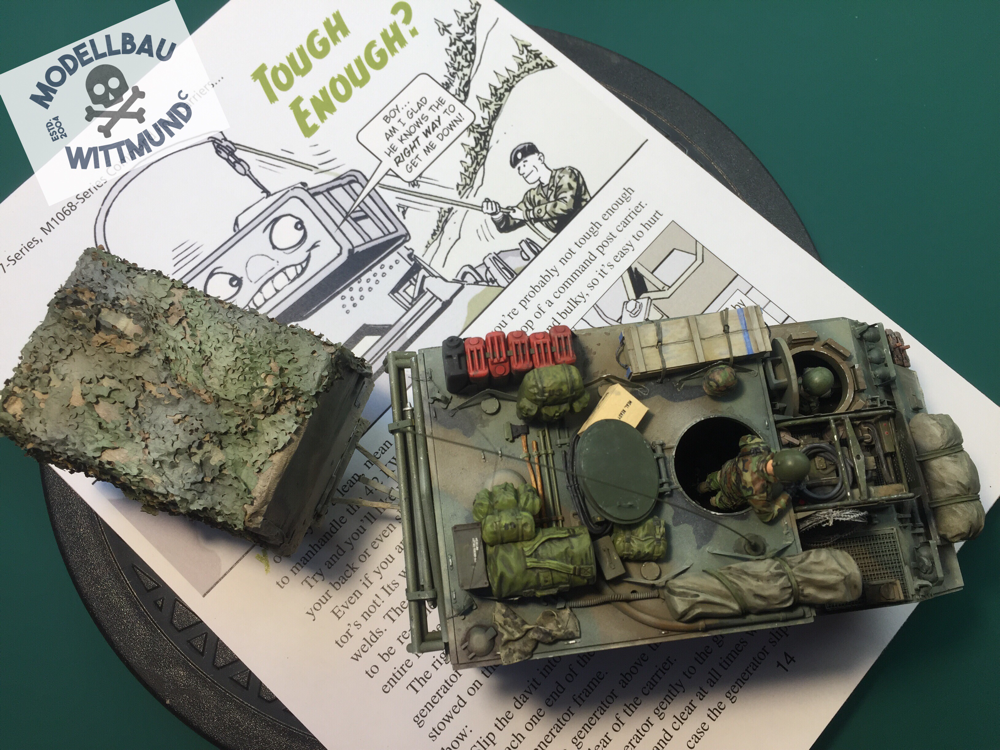 M577 Armored Command Post w/ M101 Trailer - modellbauwittmunds Webseite!