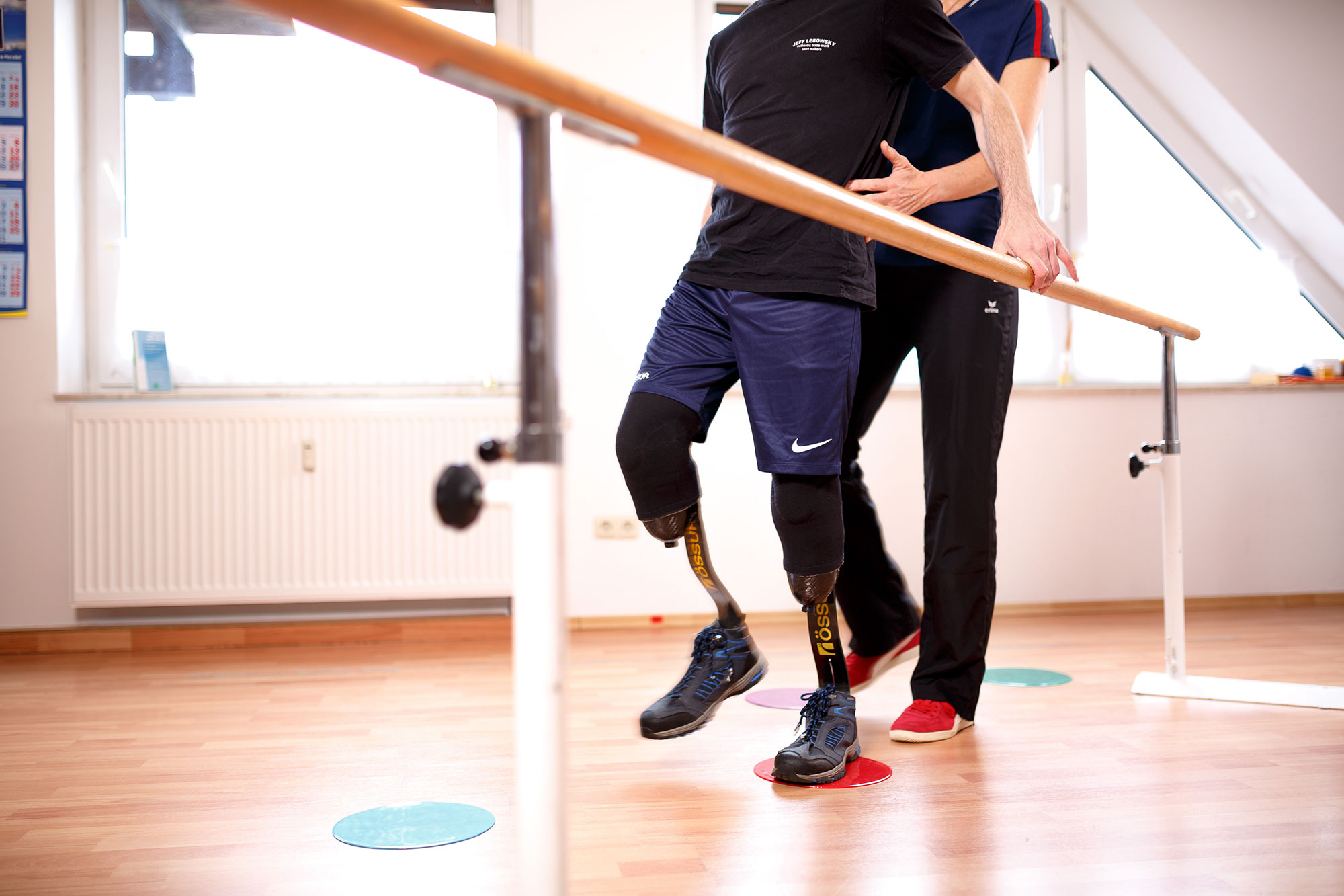 Unsere Gehschule für Beinamputierte - Physiotherapie Koschade