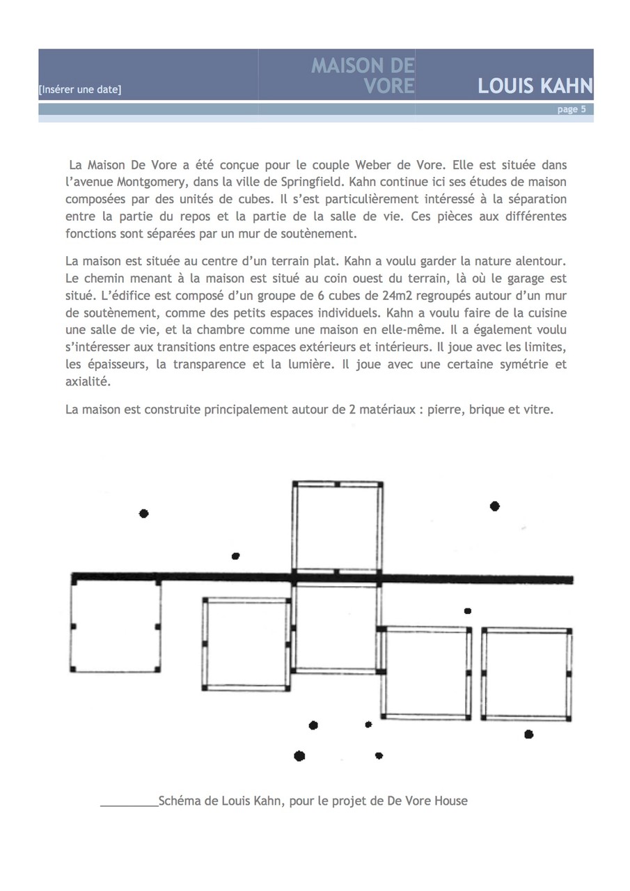 Devore House - Lise Chemin . Etudiante en Architecture
