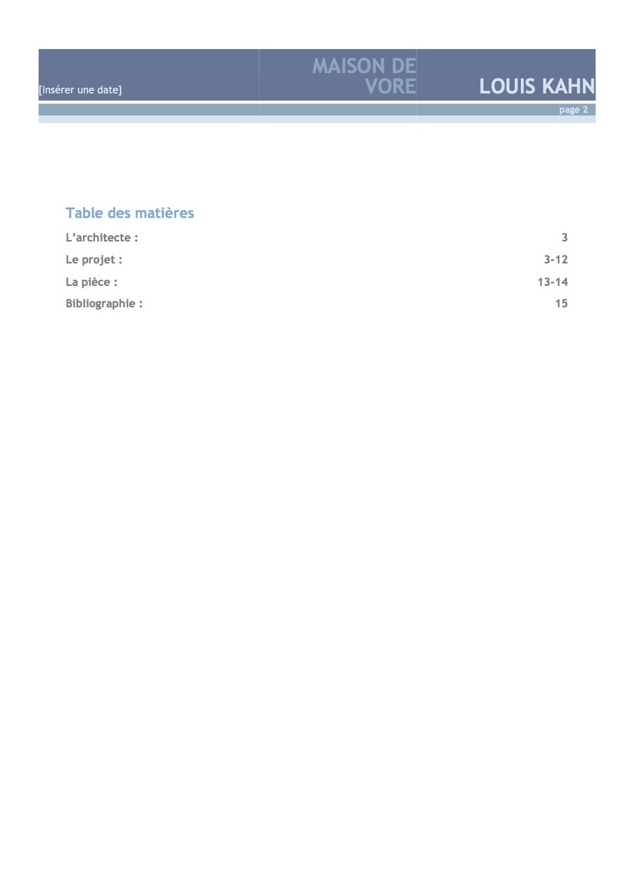 Devore House - Lise Chemin . Etudiante en Architecture