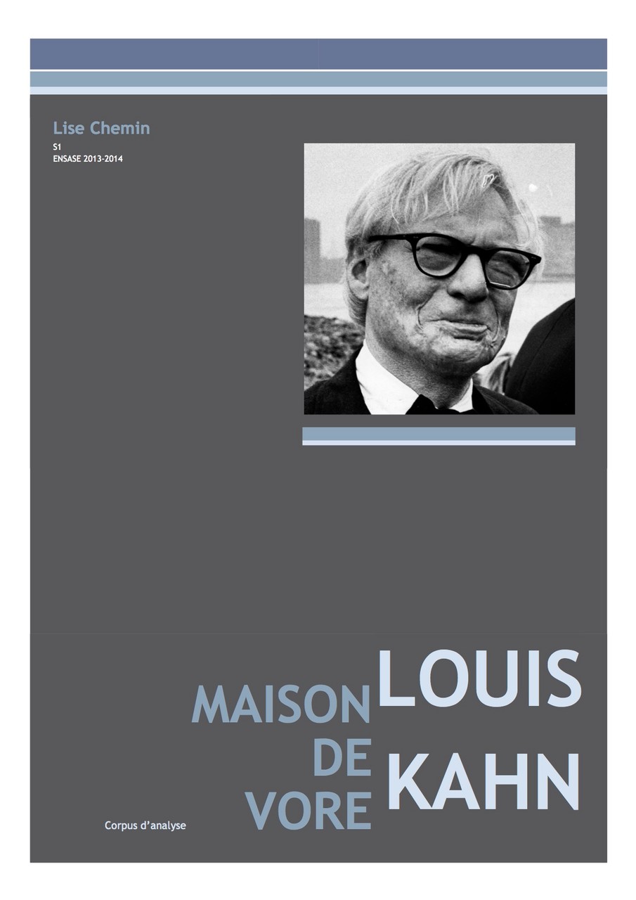 Devore House - Lise Chemin . Etudiante en Architecture