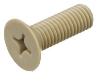 PEEK / (+) Flat head screw - PEEK screw. CHEMIS is expert manufacture ...