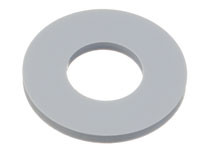 PVC / washer - PEEK screw. CHEMIS is expert manufacture of PEEK fasteners.