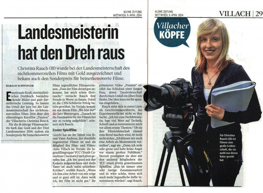 PRESSEBERICHTE - Christina Rauch