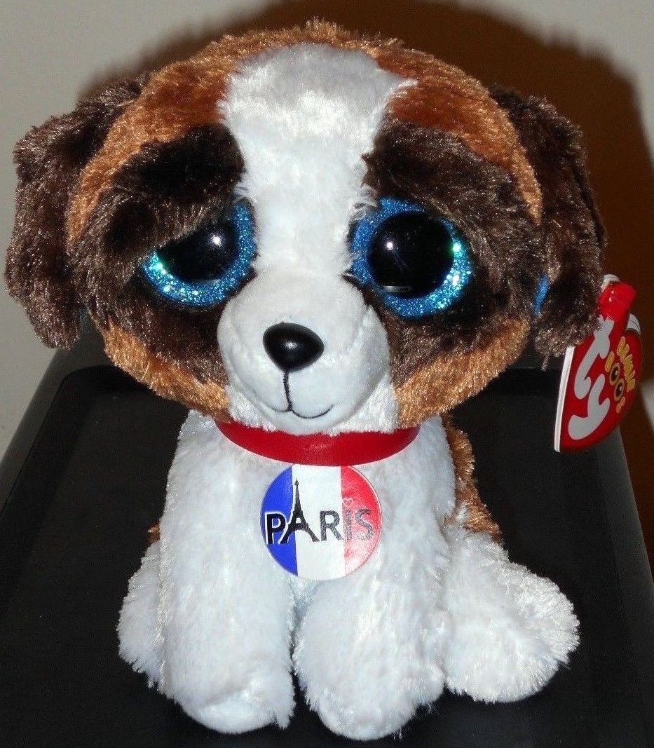 New Beanie Boo bear and dog: Paris Exclusives: Darcy & Jack! - Beanie ...
