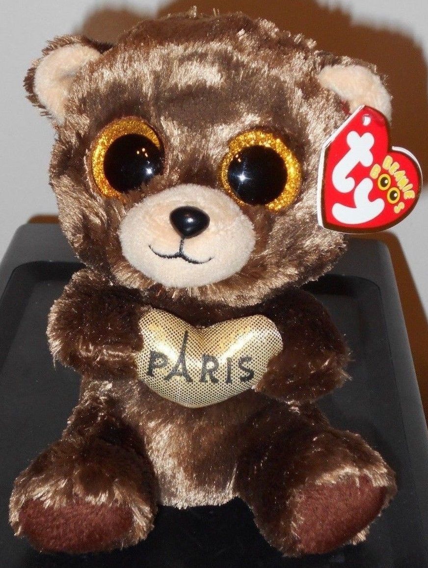 New Beanie Boo bear and dog: Paris Exclusives: Darcy & Jack! - Beanie ...