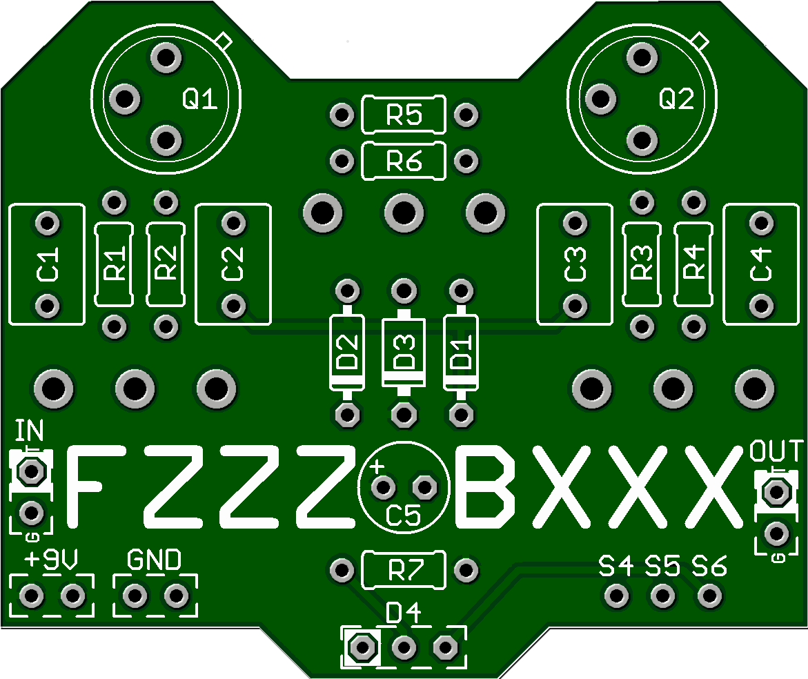 FZZZ BXXX Fuzz Pedal Kit - Top Quality DIY Guitar Pedal Kits