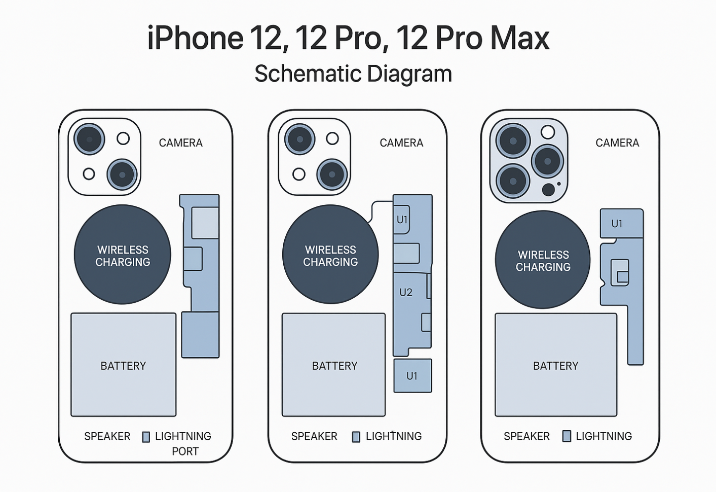 iPhone 12, 12 PRO, 12 PRO MAX Schematic Diagram - Schematic