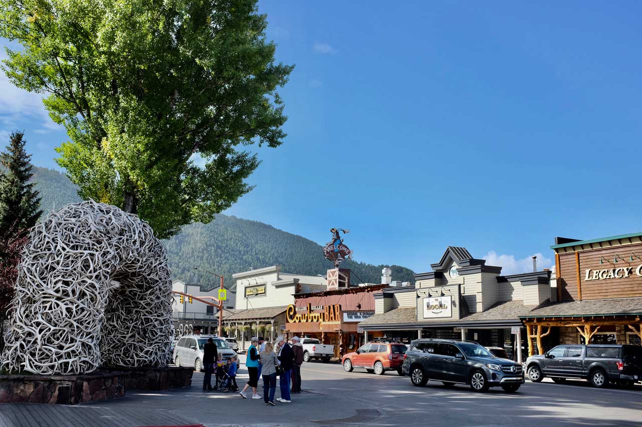 Besuch in Jackson Wildwest Stadt in den wilden Rockies - Reiseblog