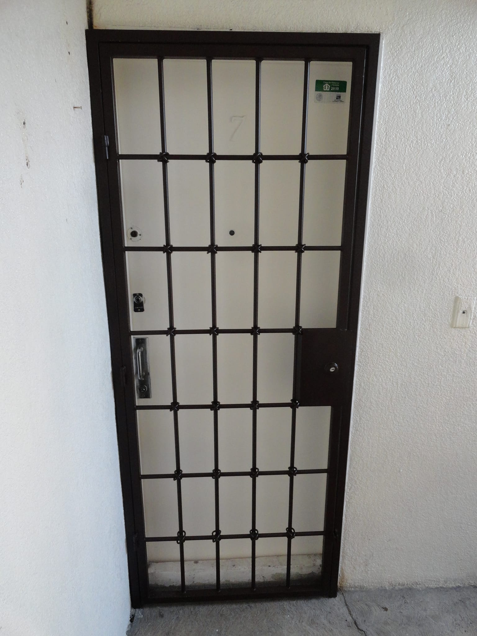 PROTECCIONES DE HERRERÍA PARA PUERTA - Página web de ...