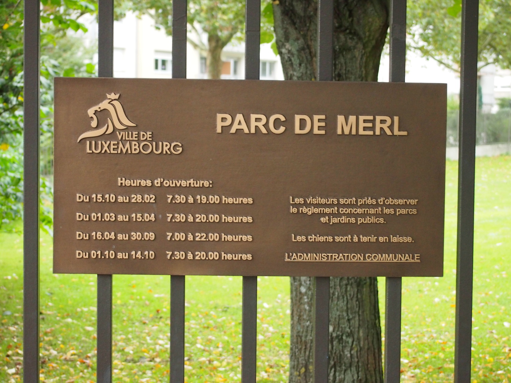 Spielplatz Parc de Merl / Parc du Belair (Luxemburg Stadt - Belair ...