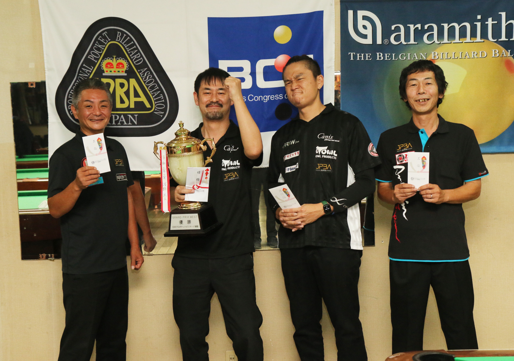 〈BD〉竹中寛が今シーズン初優勝！ 『GPW-4 in 愛知マーシー』 - ビリヤードデイズ