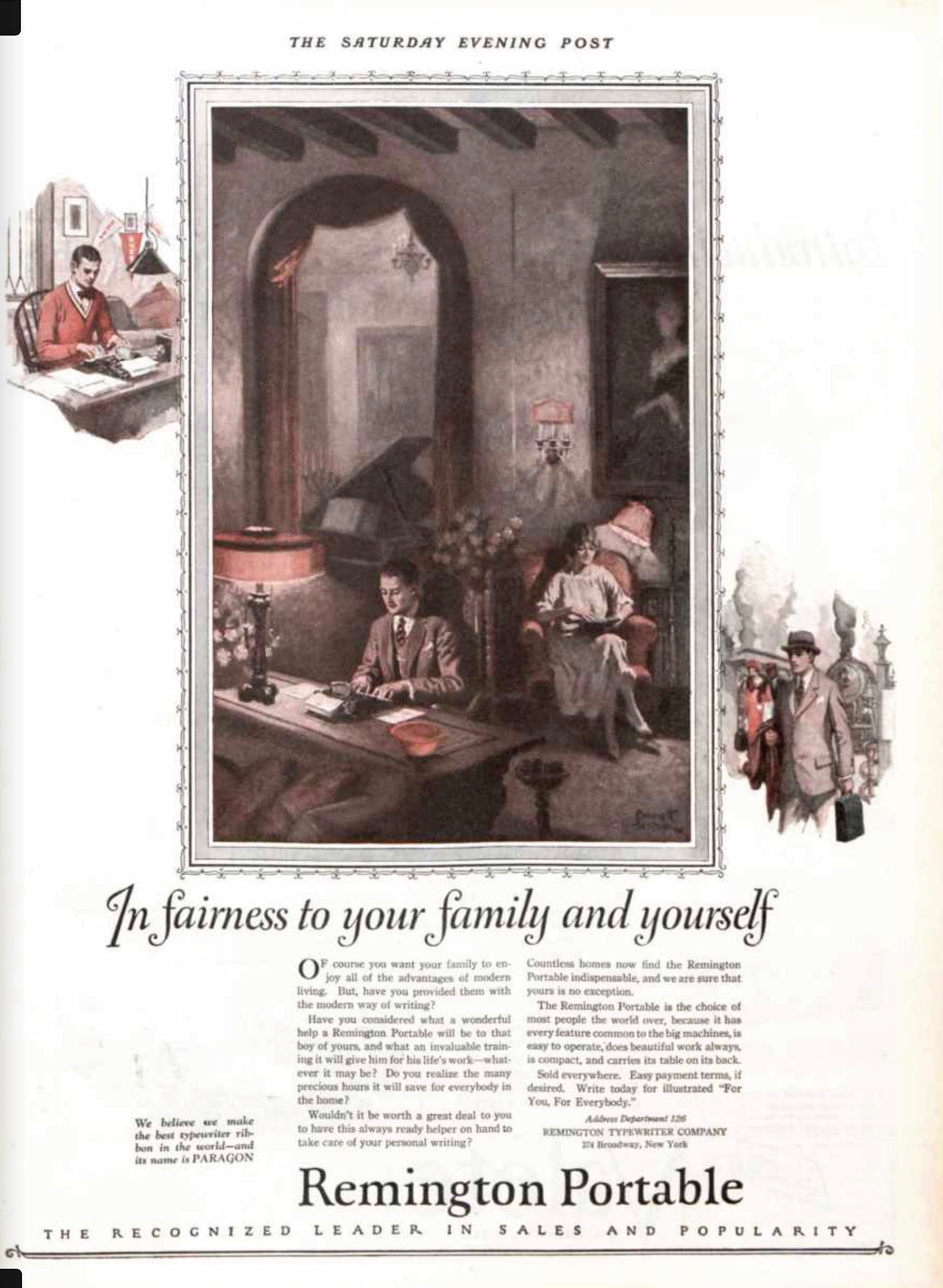 March 28, 1925, Remington ad in Saturday Evening Post - Website of ...