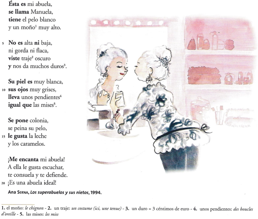 Manuela mi abuela - Site de villabespagnol