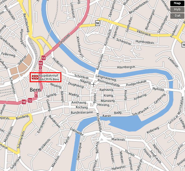 Estación principal de Berna. Bern Bahnhof - Viajar en tren por Europa