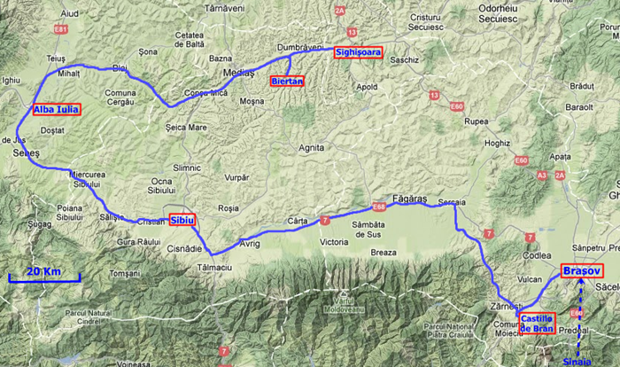 Ruta por Transilvania - Viajar en tren por Europa