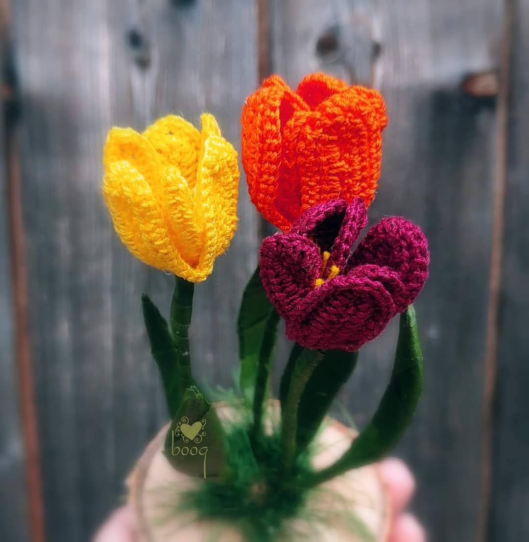 Horgolt virág - boog horgolás varrás kreativ häkeln amigurumi