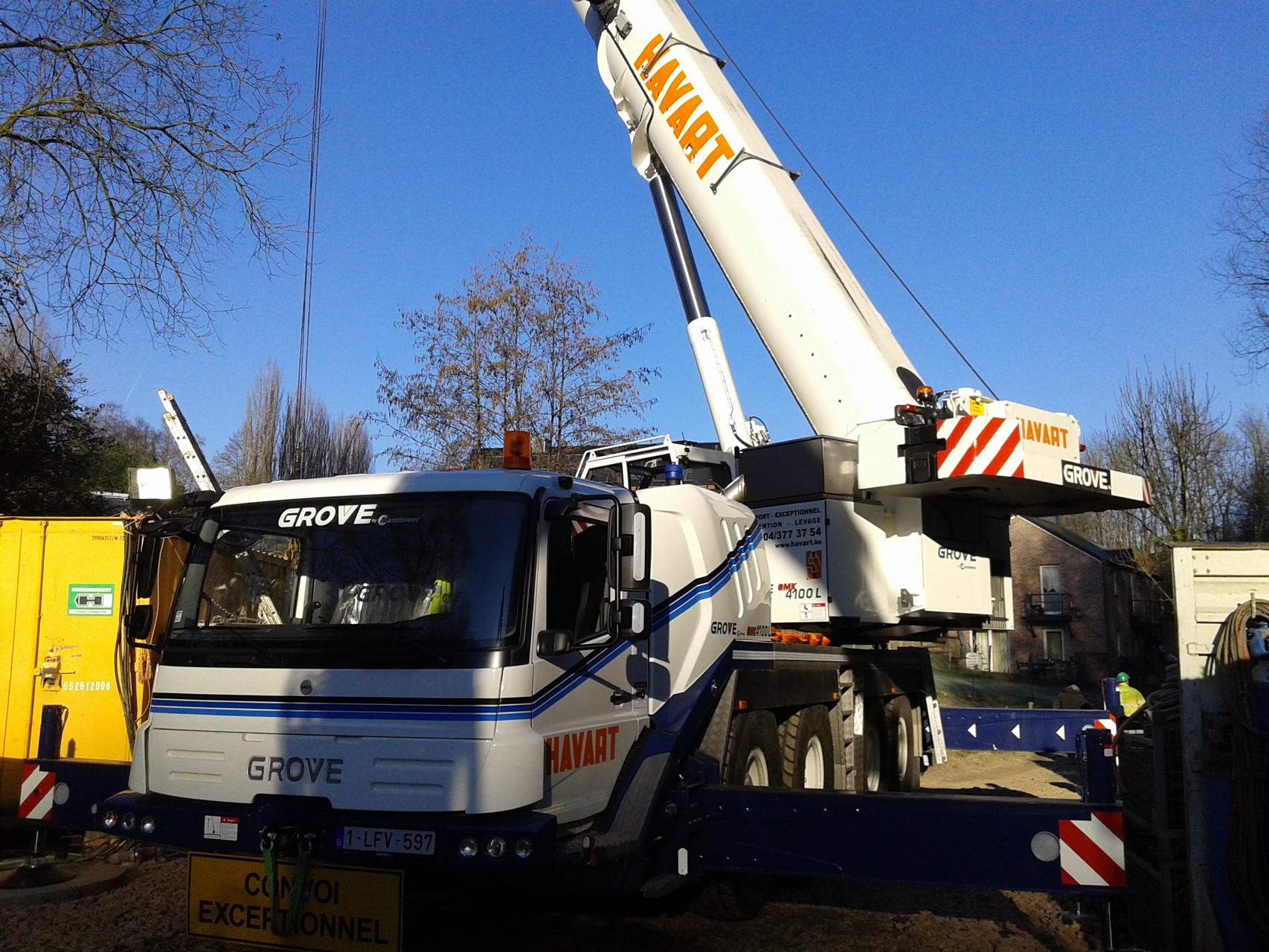2 GROVE GMK 4100L / Capacité 100to - HAVART S.A. Transport - Levage ...
